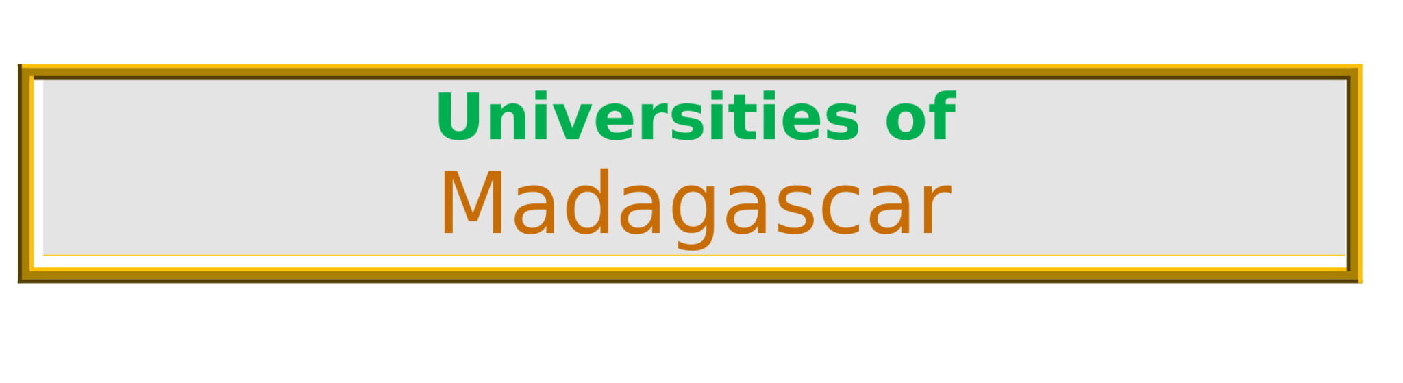Universities in Madagascar