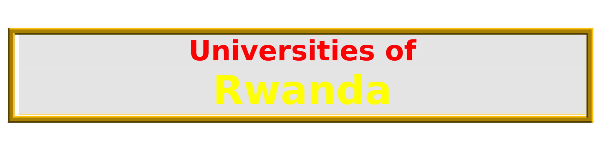 Universities in Rwanda